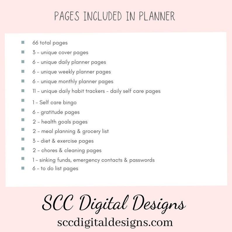 Boho Modern Printable Calendar Daily Weekly Monthly Schedule - Etsy