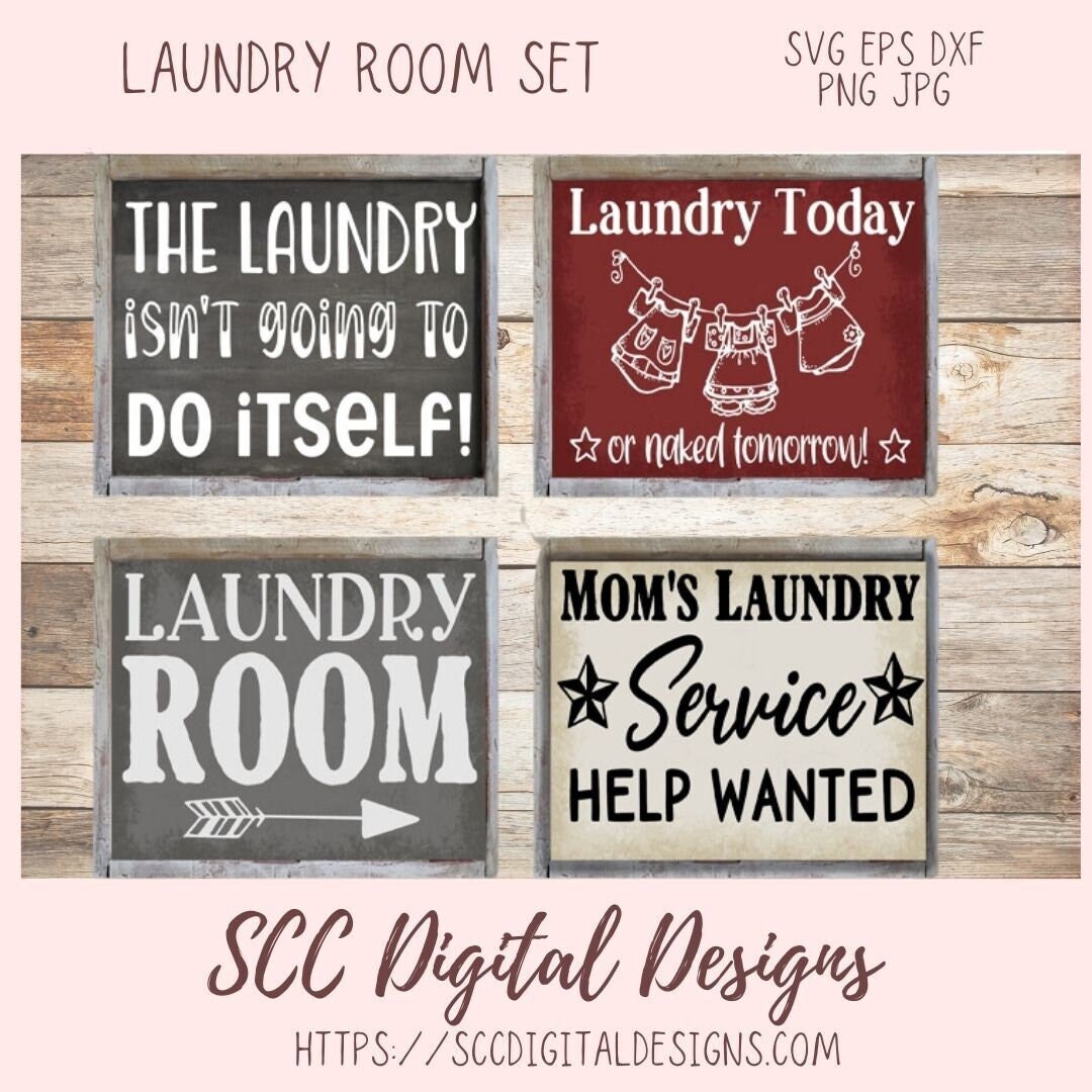 Laundry Room SVG Mini Bundle the Laundry Isn't Going to Do Itself ...