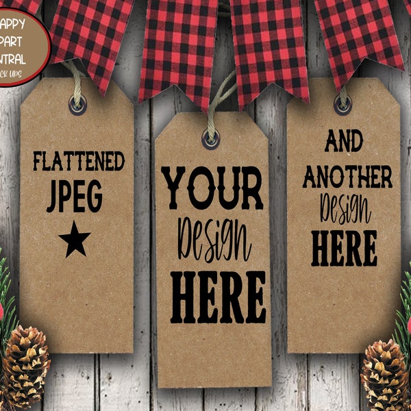 Kraft Christmas Tags - Etsy