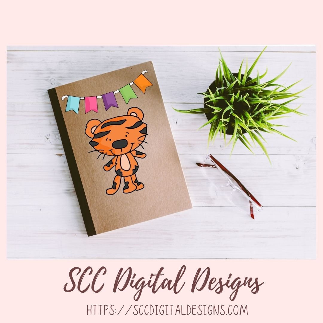 Zoo Animals PNG, Lion Tiger Bear Wordart Clip Art for Digital ...