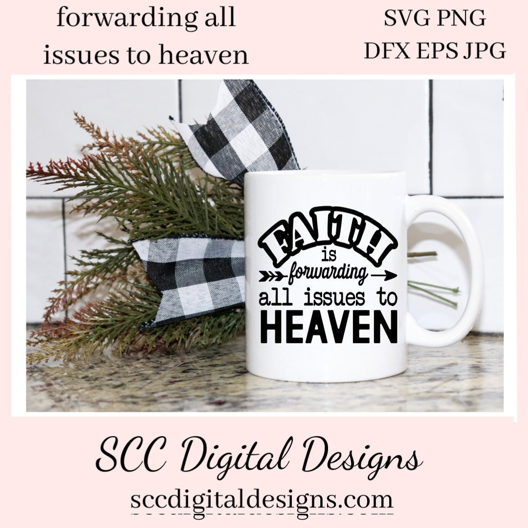 Faith SVG, Christian PNG Design, Religious Gift for Mom, Motivational ...