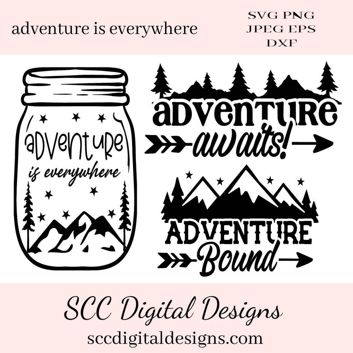 Adventure is Everywhere SVG File Adventure Bound Adventure | Etsy