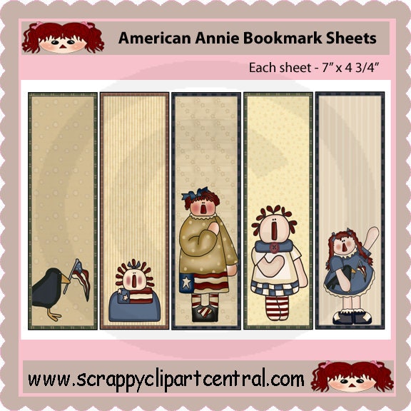 American Annie Printable Bookmarks Printable Crow Teacher Resources ...