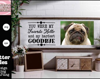 My Hardest Goodbye Svg - Etsy