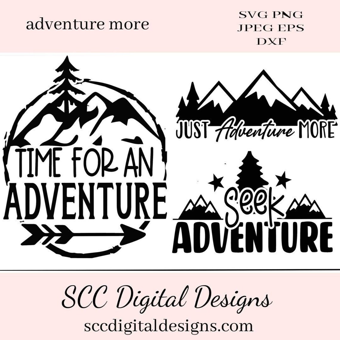 Adventure More SVG File - Time for an Adventure - Just Adventure More ...