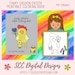 Funky Chicken Kids Coloring Book Digital, Preschool Easter Coloring ...