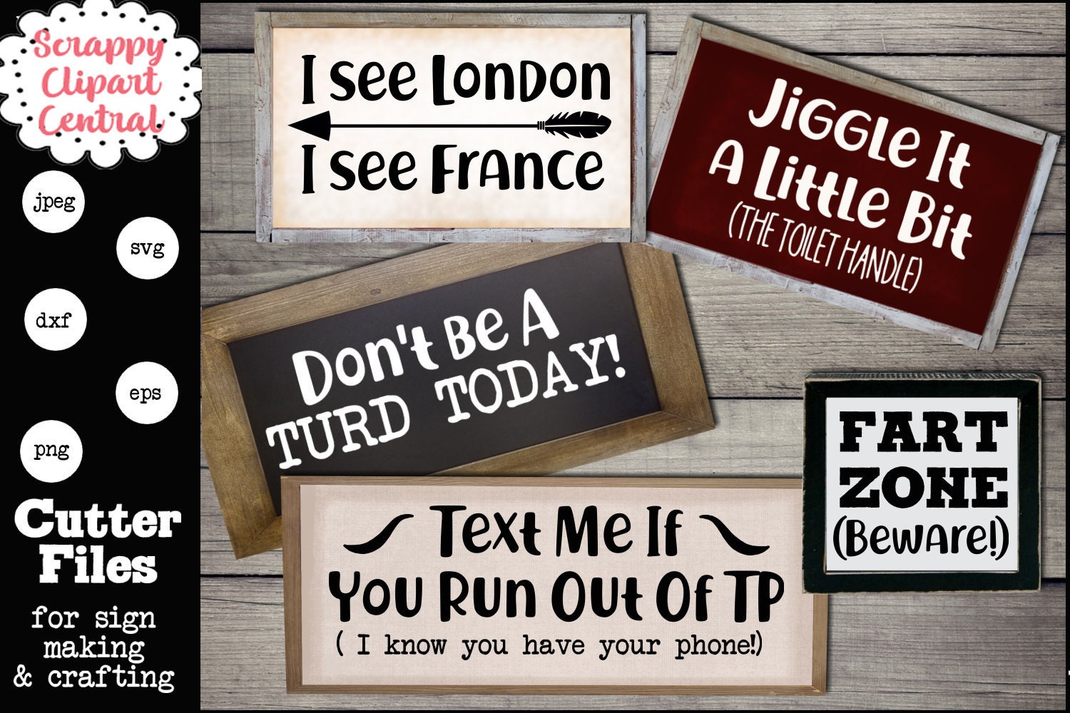 Fart Zone (beware) SVG Mini Bundle - Don't Be a Turd Today - Text Me If ...