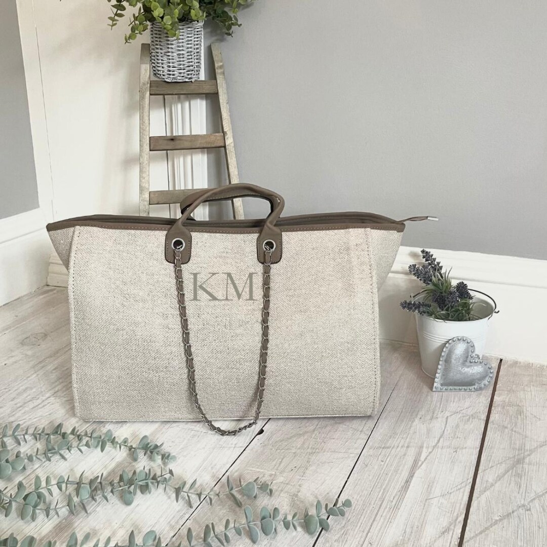 Bag With Initials on | Monogram Weekend Bag | Personalised Overnight ...
