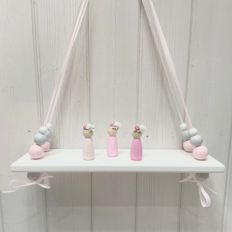 Personalised Peg Doll Pink New Born Gift Shelf Decor - Etsy