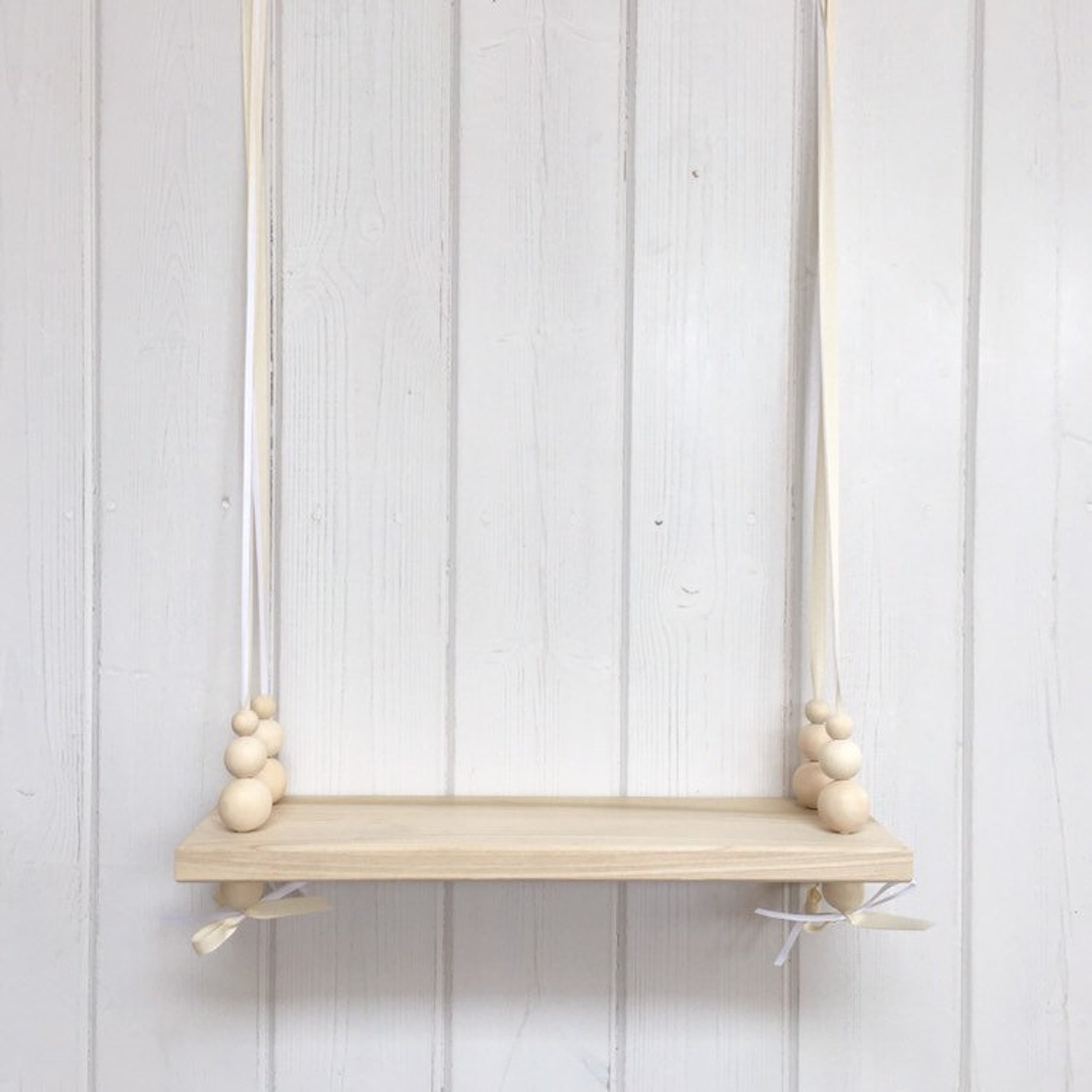Wooden Swing Shelf Natural Shelf Nordic Style Shelf - Etsy