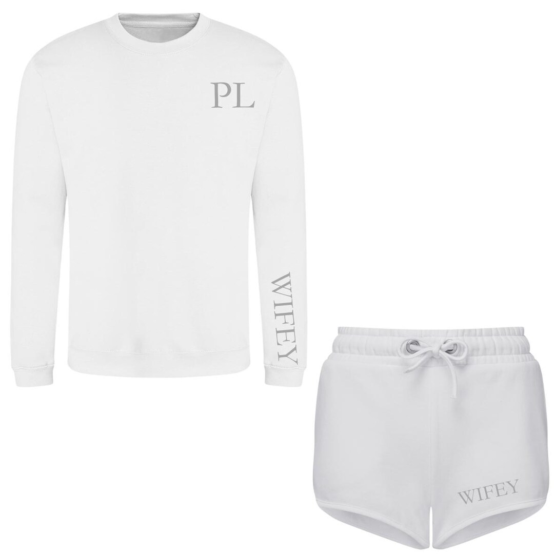 Wifey Tracksuit Personalised | Bridal Tracksuit | Hen Party Loungewear ...