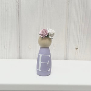 Personalised Peg Doll | Pink | New Born Gift | Shelf Decor | Nursery ...