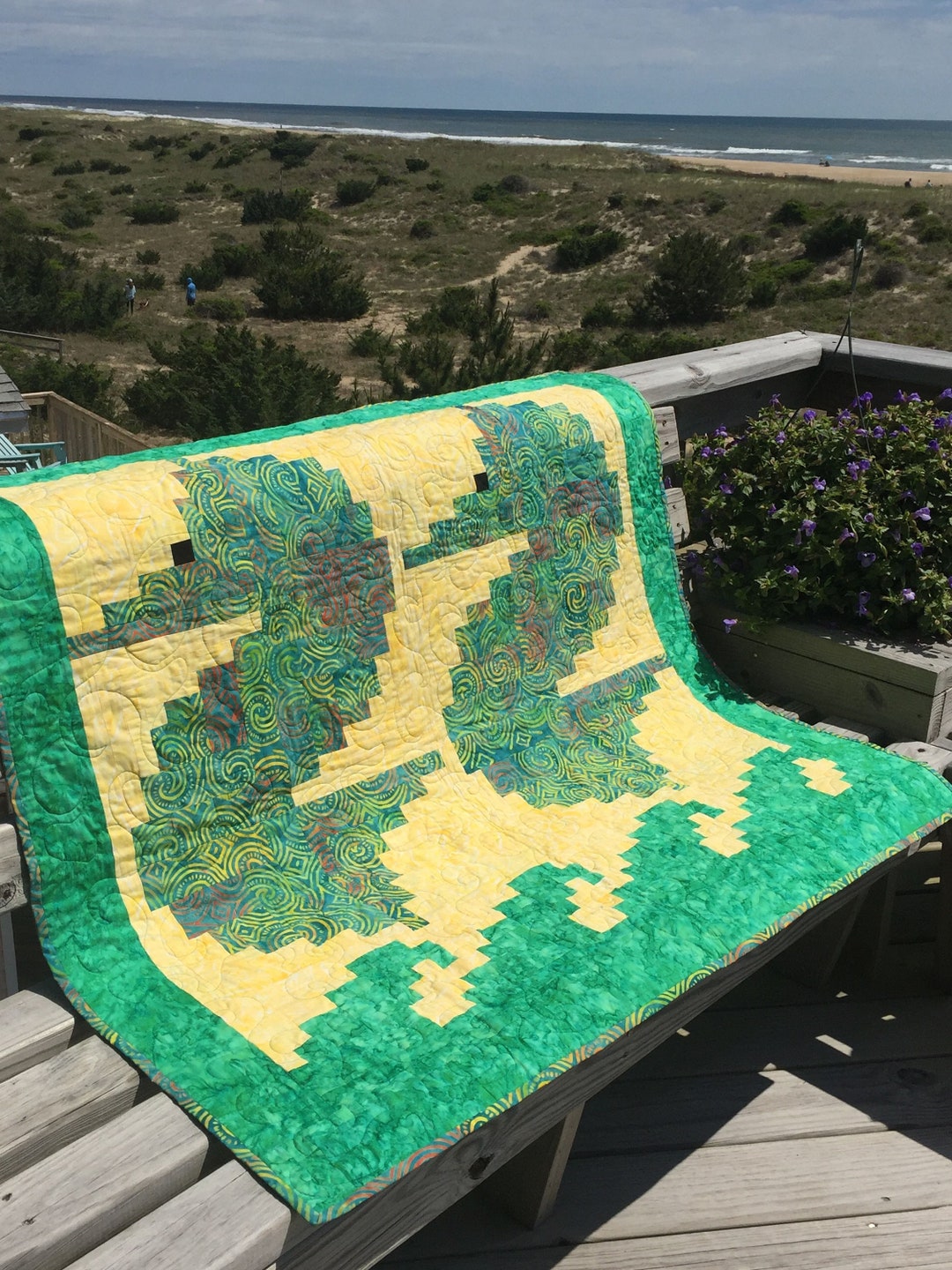 Baby Quilt PATTERN: Riding the Waves, - Etsy