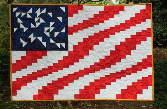 Flag Quilt PATTERN | Etsy