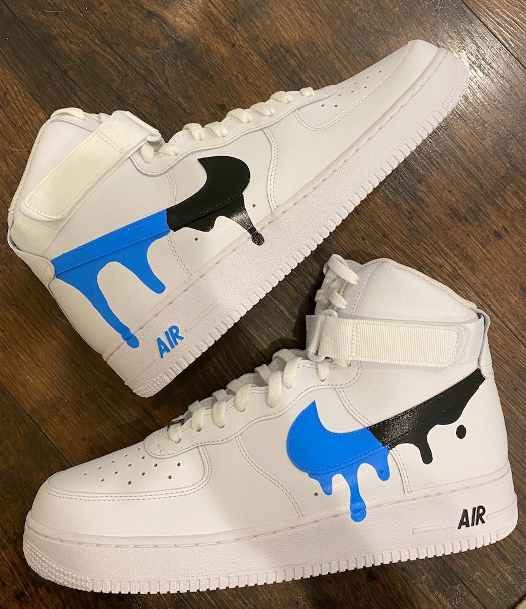 Custom Af1custom Two Toned Nike Air Force 1 Sneaker Choose Your Color ...