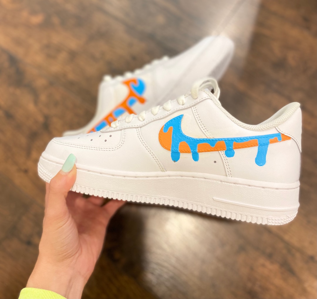Custom Af1custom Nike Af1 Drip - Etsy