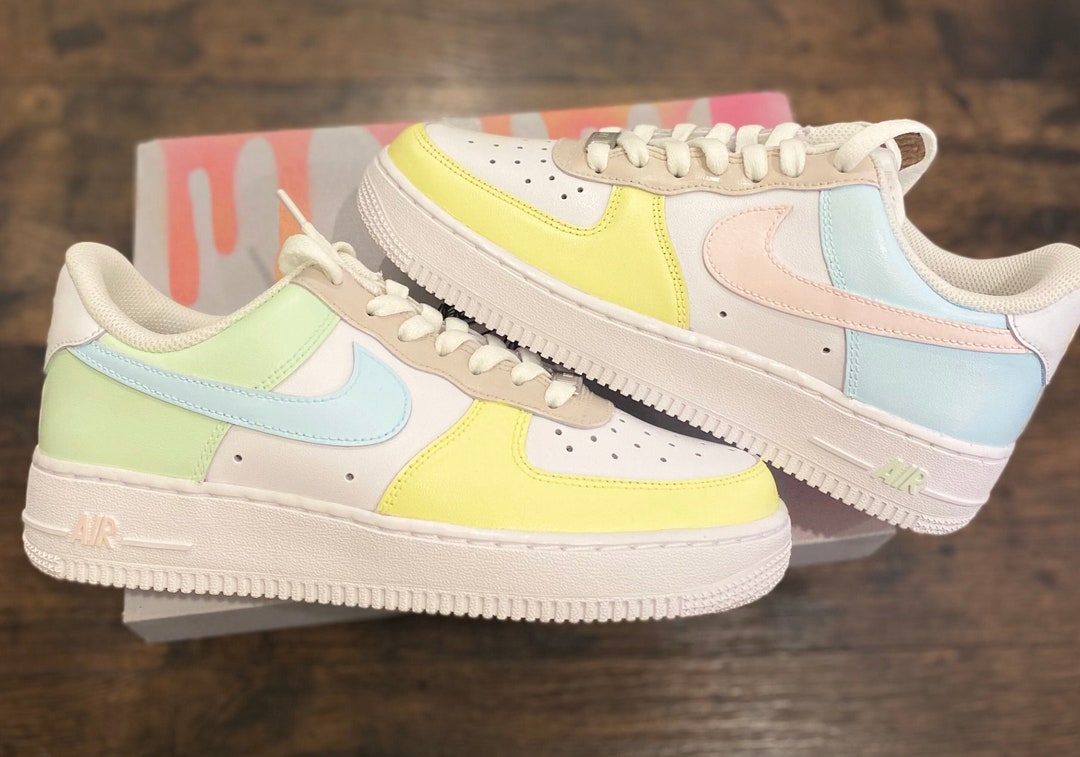 Custom Af1custom Pastel Nike Airforce 1 Lows FULLY CUSTOMIZABLE - Etsy