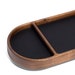 Walnut Oval Desk Valet With Leather - Etsy