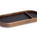 Walnut Oval Desk Valet With Leather - Etsy