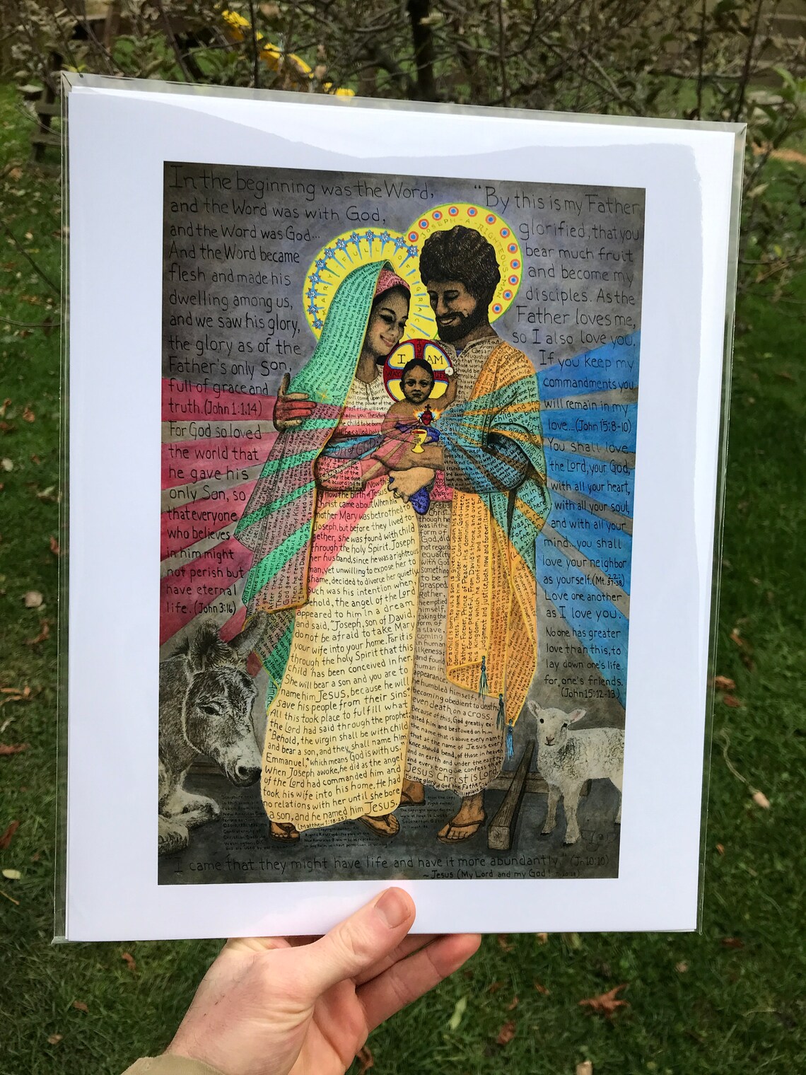 The Holy Family Art Print - Etsy