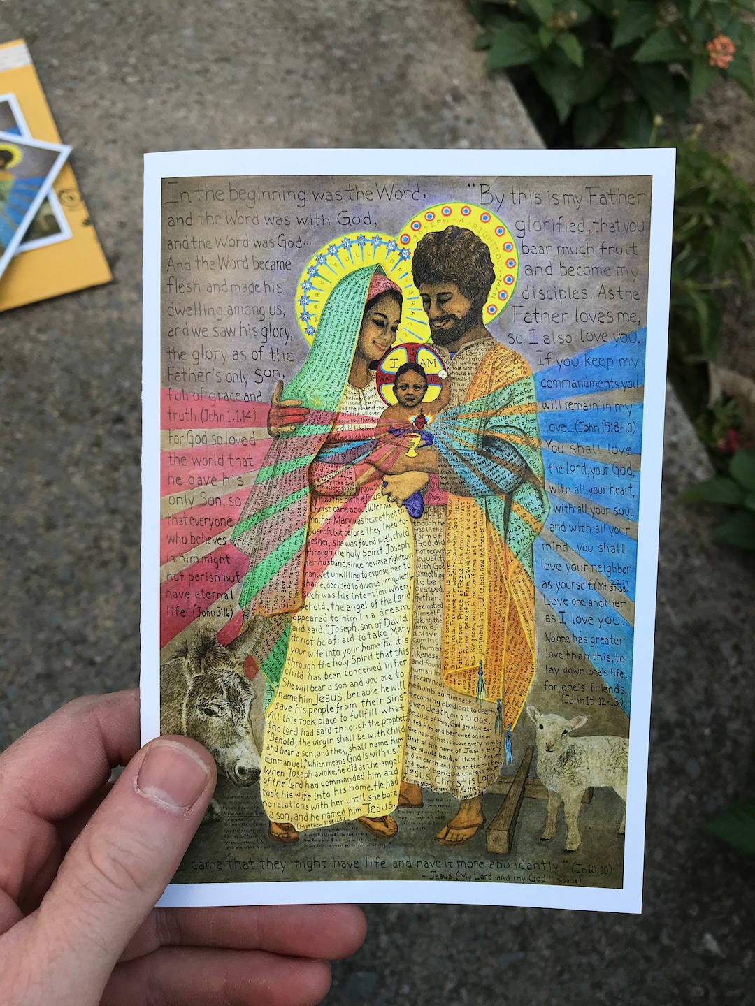 Holy Family - Christmas Card - Packages - Etsy