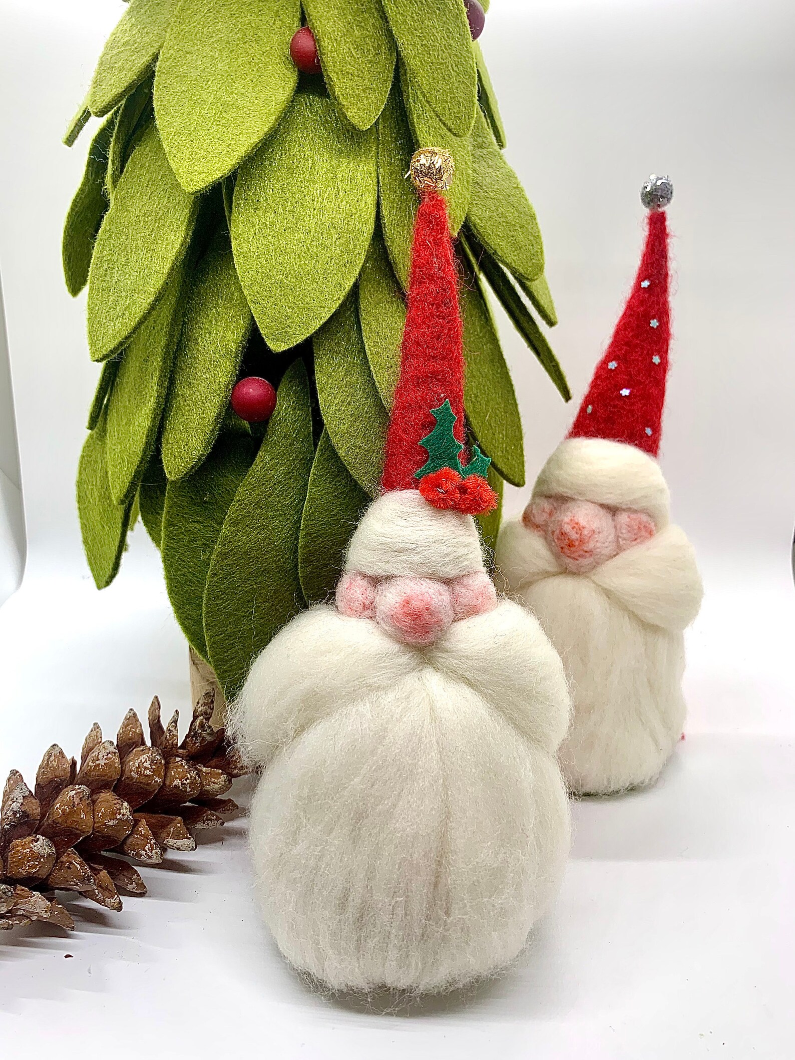 Handmade Santa Claus /christmas Decor/ Needle Felted Santa Claus ...