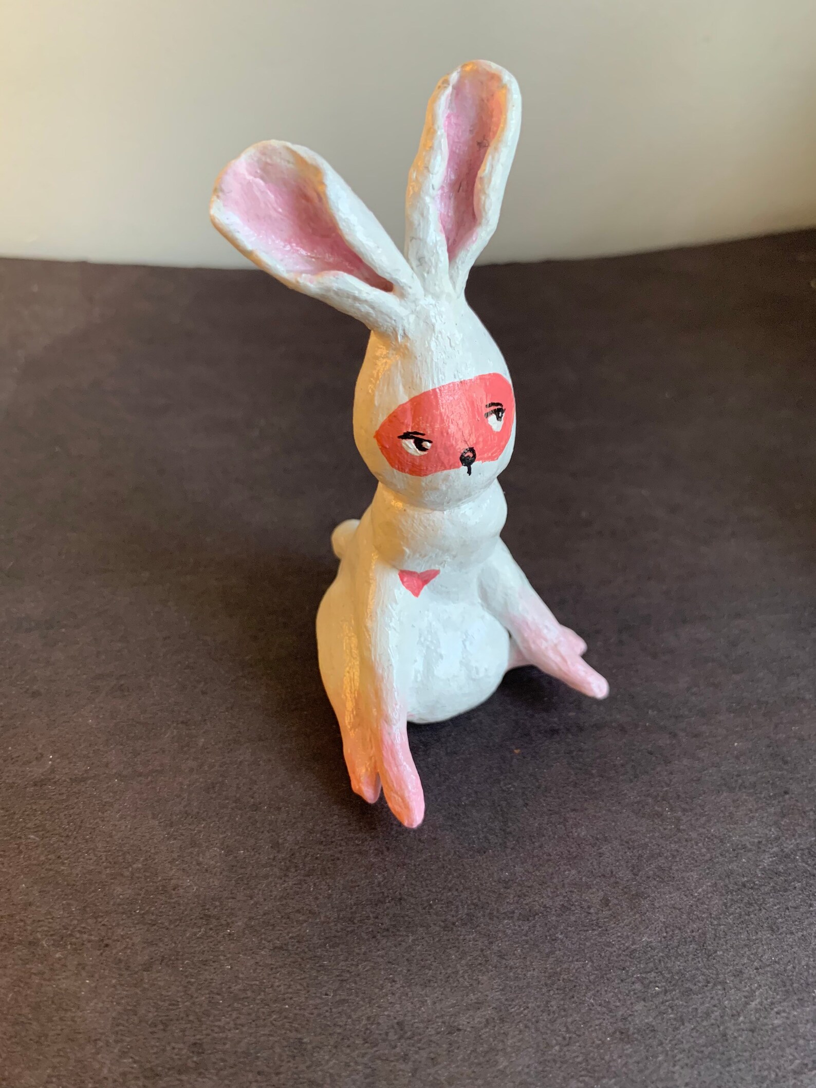 Handmade Clay Rabbit/hand Sculpted Polymer Clay Rabbit Figurine - Etsy