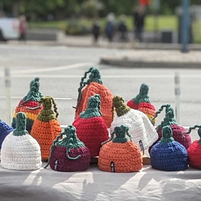Knitted Pumpkin Hat - Etsy