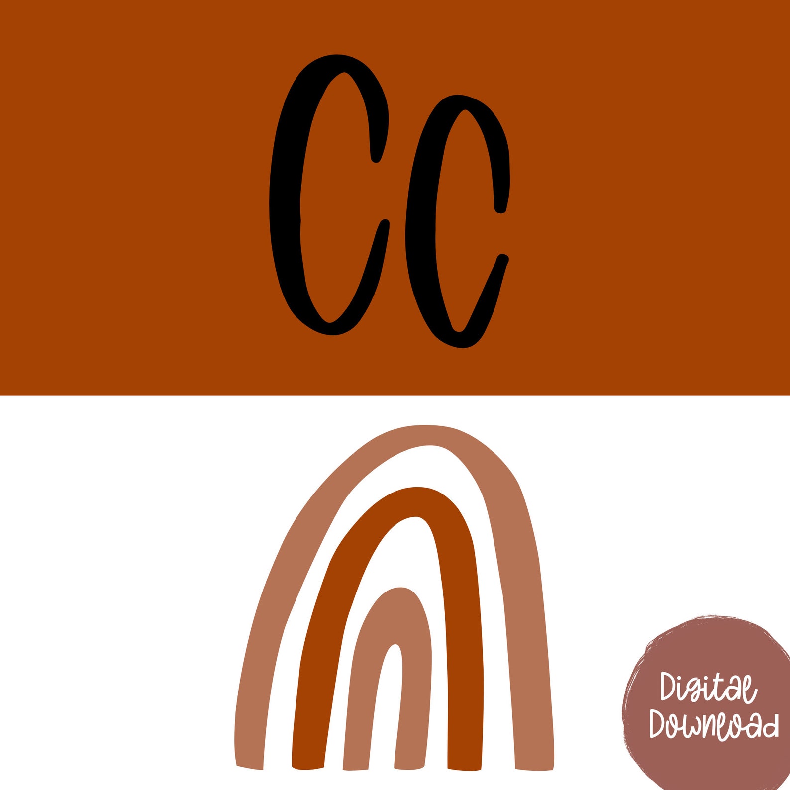 PDF Alphabet Cards Classroom Print Boho Classroom Decor - Etsy