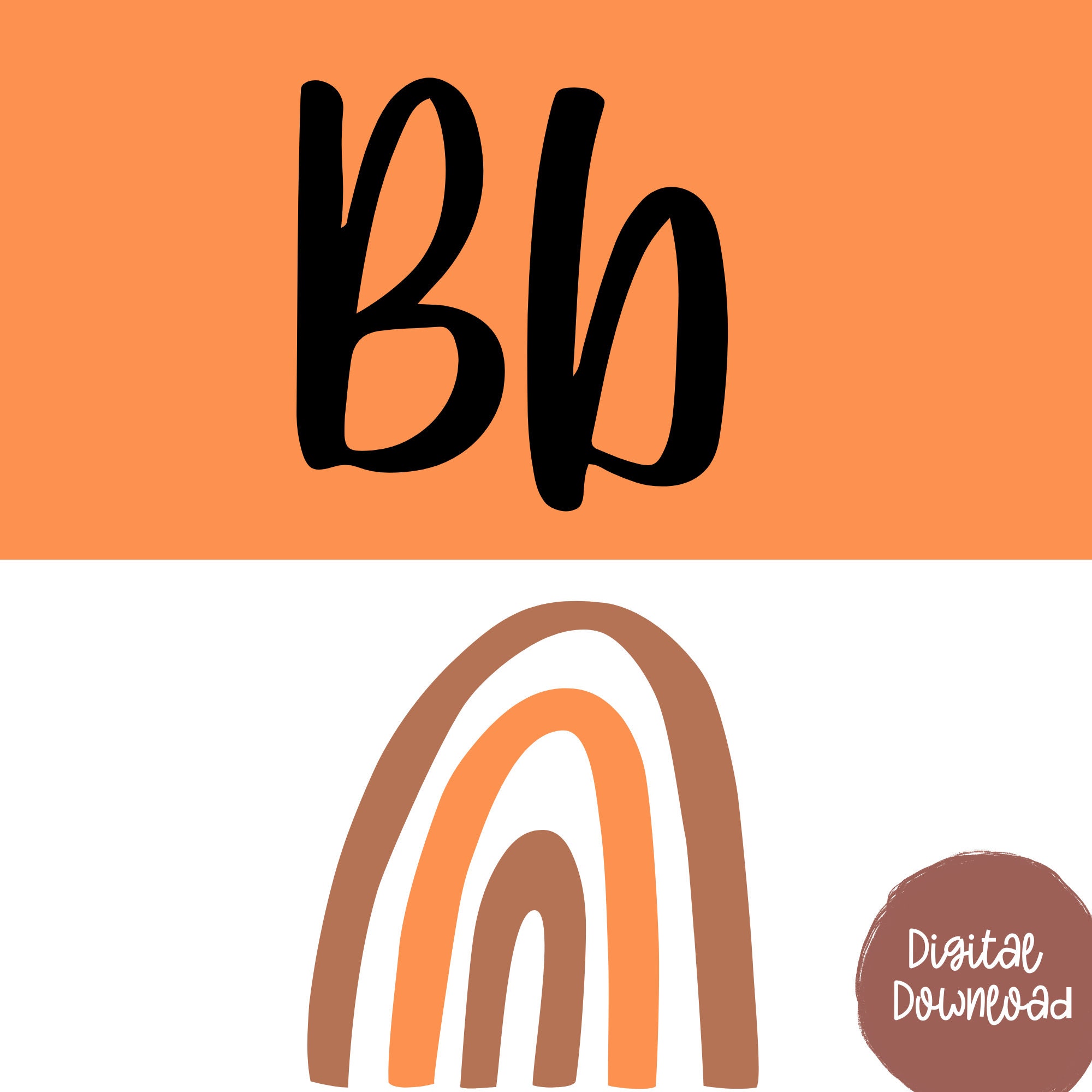 PDF Alphabet Cards Classroom Print Boho Classroom Decor | Etsy