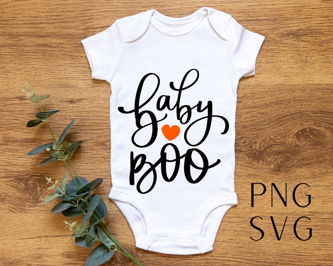 Baby Boo SVG PNG Baby Halloween Cut File for Cricut, Silhouette ...