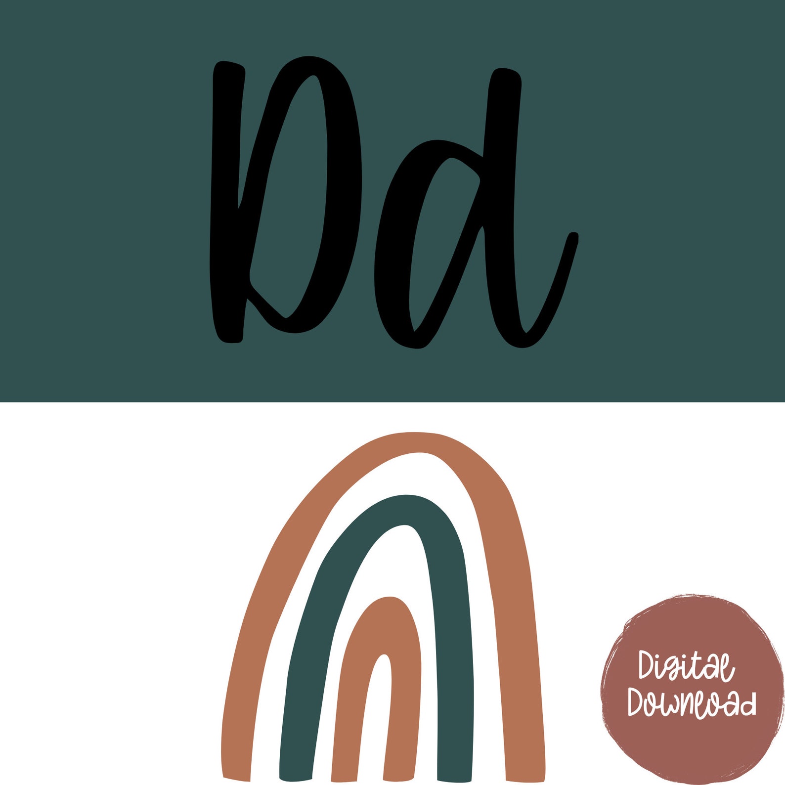 PDF Alphabet Cards Classroom Print Boho Classroom Decor | Etsy