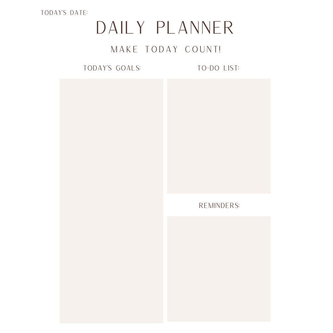 Printable Daily Planner to Do List Reminder List Note - Etsy