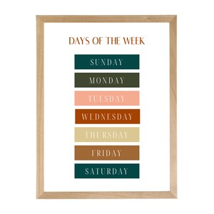 Boho Classroom Decor, ABC123 Posters, Modern Nursery, Boho Kid's Room ...