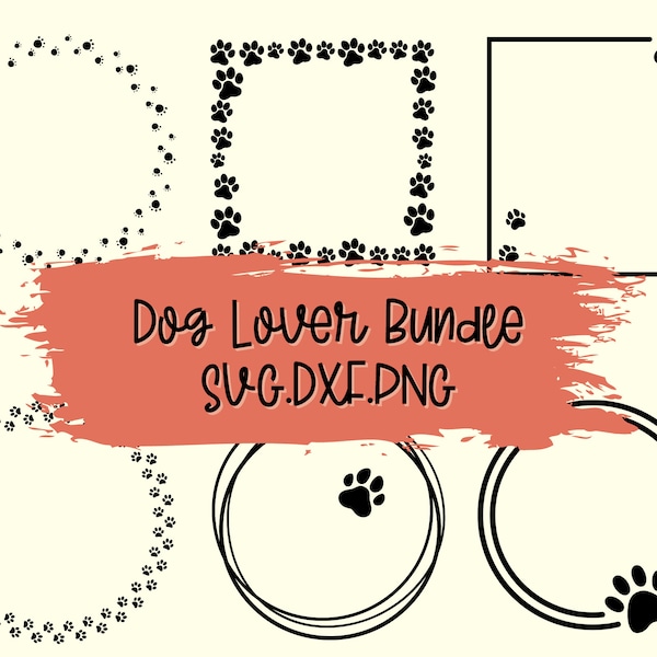 Dog Monogram Svg - Etsy