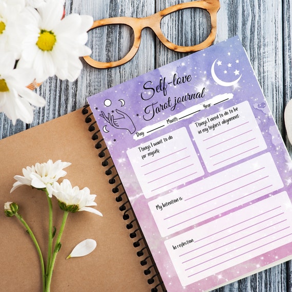Tarot Journal and Planner Printable Tarot Pages Tarot Card - Etsy