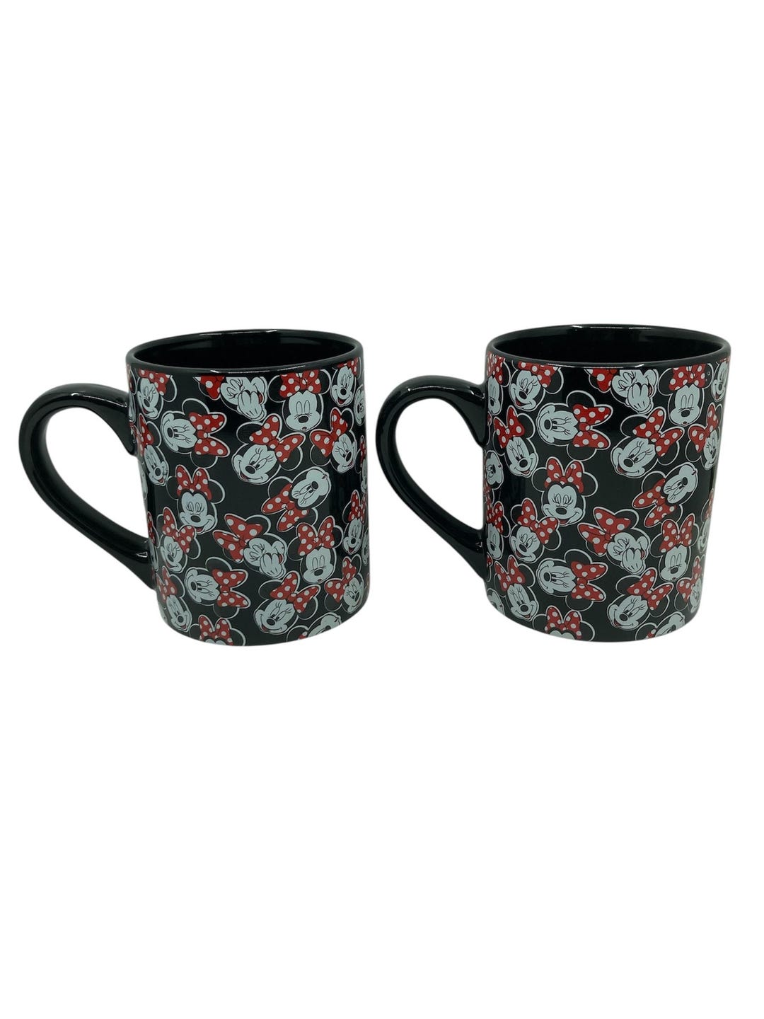 Minnie Mouse Mugs, Silver Buffalo Set of 2, All Over Print - Etsy