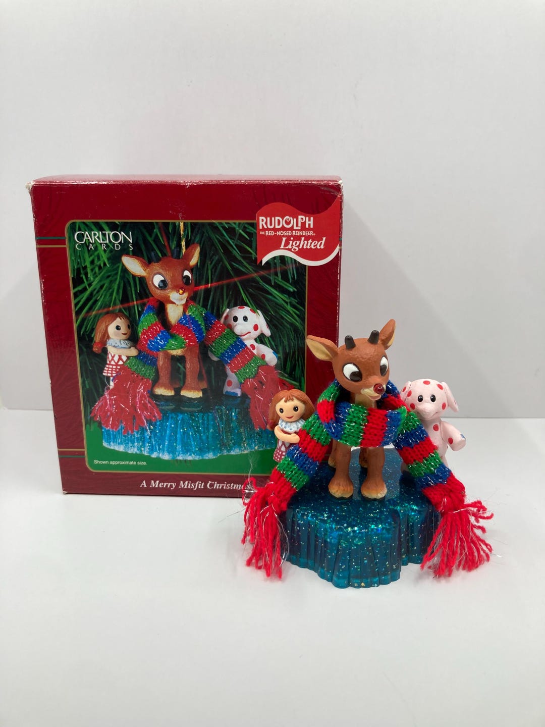 Carlton Cards Rudolph the Red Nosed Reindeer Ornament A Merry Misfit ...