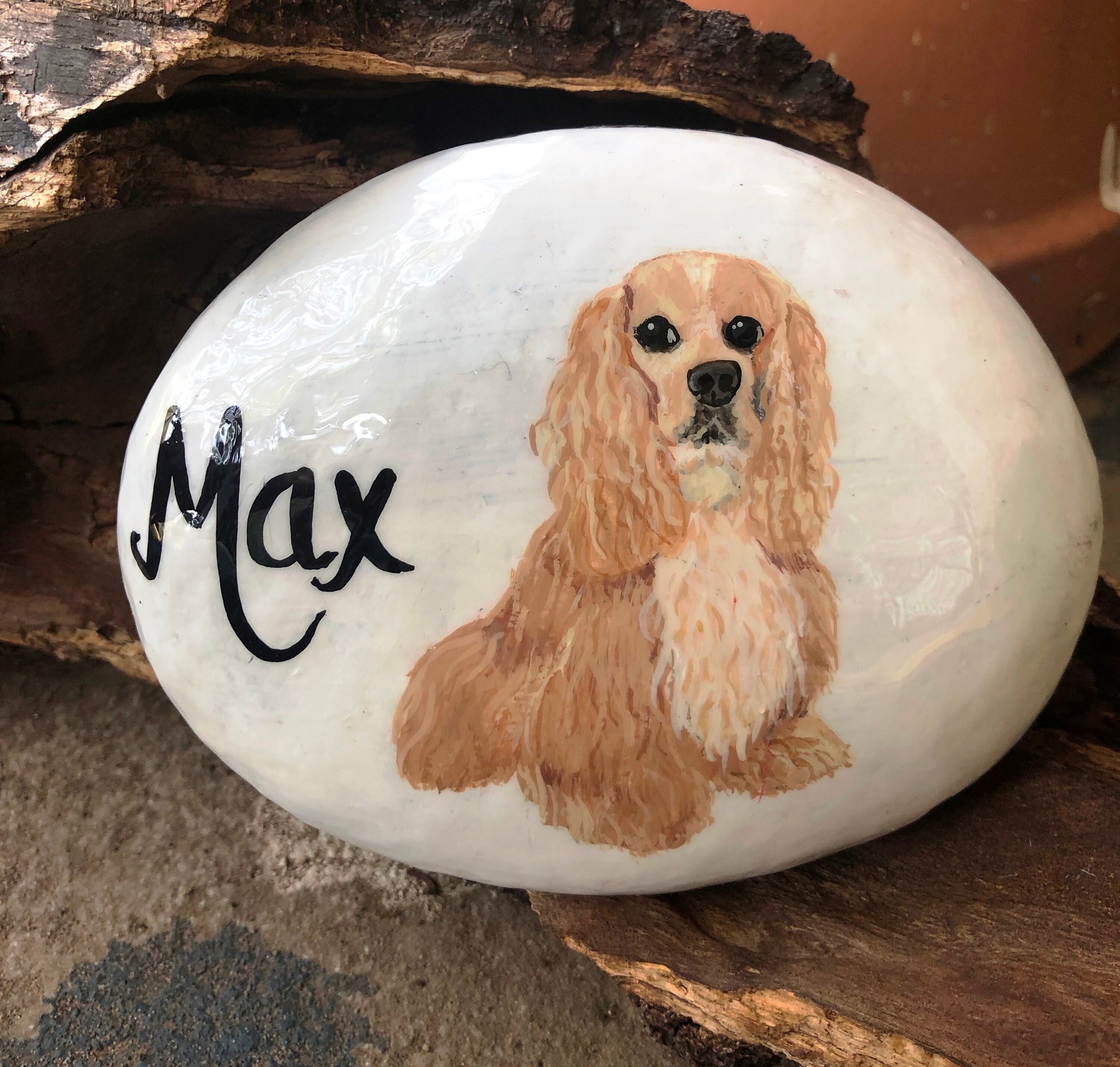 Pet Memory Rock Made to Order Hand Painted Memory Pet Passed - Etsy