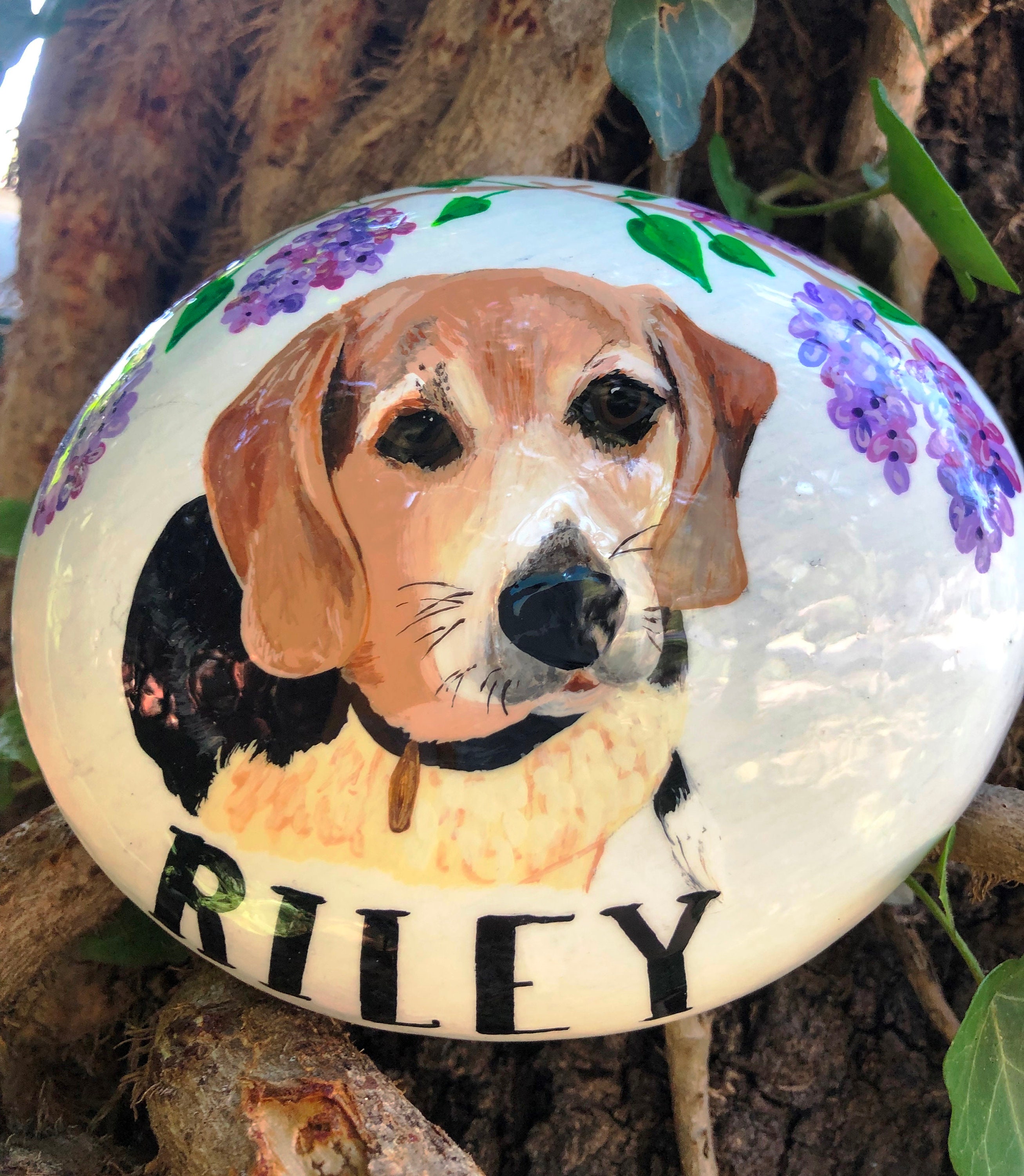 Pet Memory Rock Made to Order Hand Painted Memory Pet Passed - Etsy
