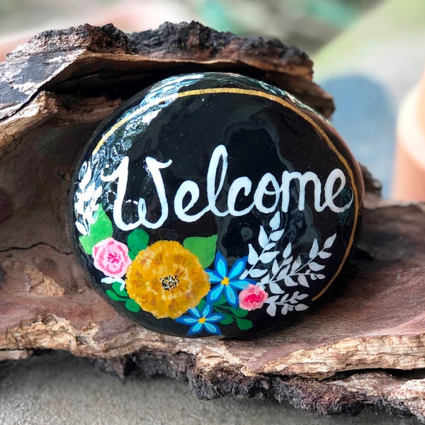 Welcome Rocks - Etsy