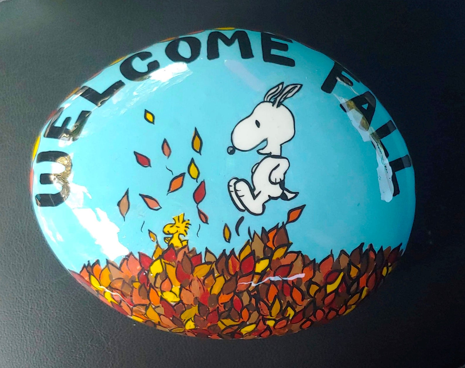 SNOOPY Special Occasion Fall Birthday Thanksgiving Hand | Etsy