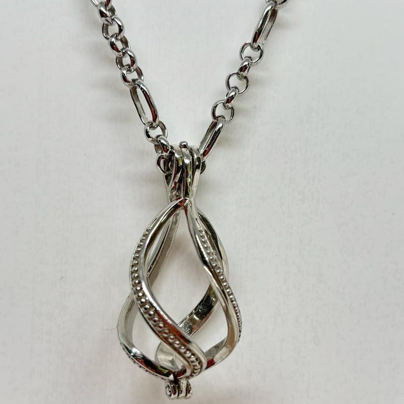 Large Bead Cage Pendants - Etsy