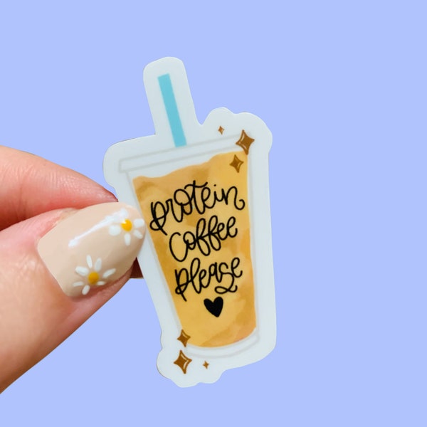 Iced Coffee Sticker - Etsy