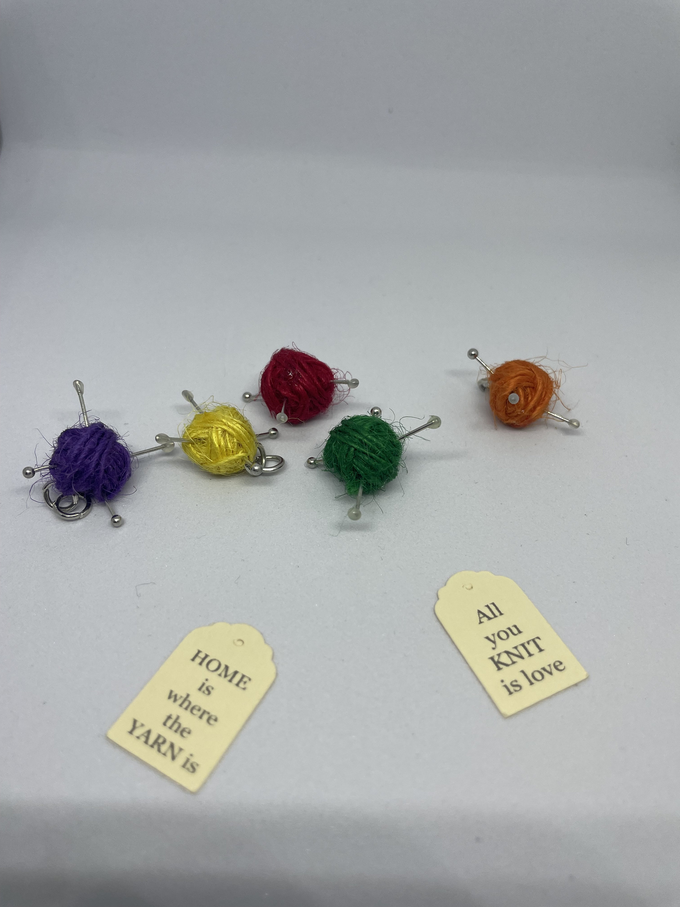 Mini Message in a Bottle for the Knitting Lovers - Etsy