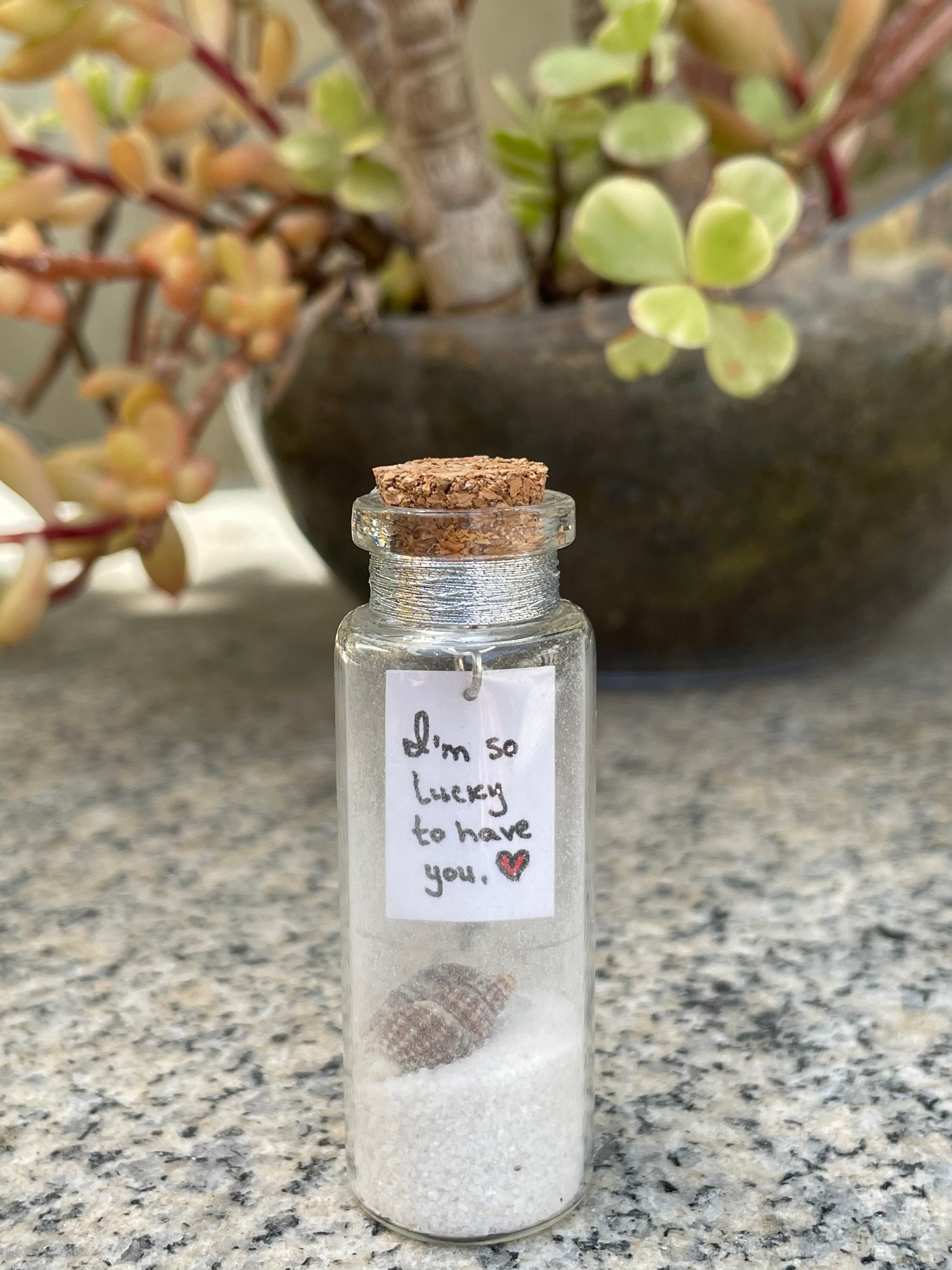 Message in a Bottle. Mini Glass Bottles With Sand and Shells. - Etsy