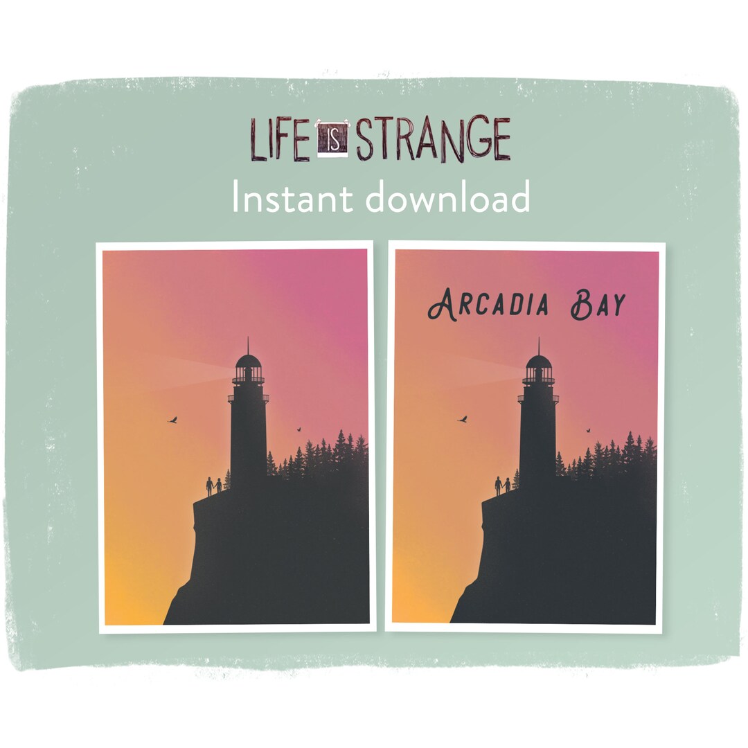 Life is Strange Arcadia Bay Downloadable Print Arcadia Bay - Etsy