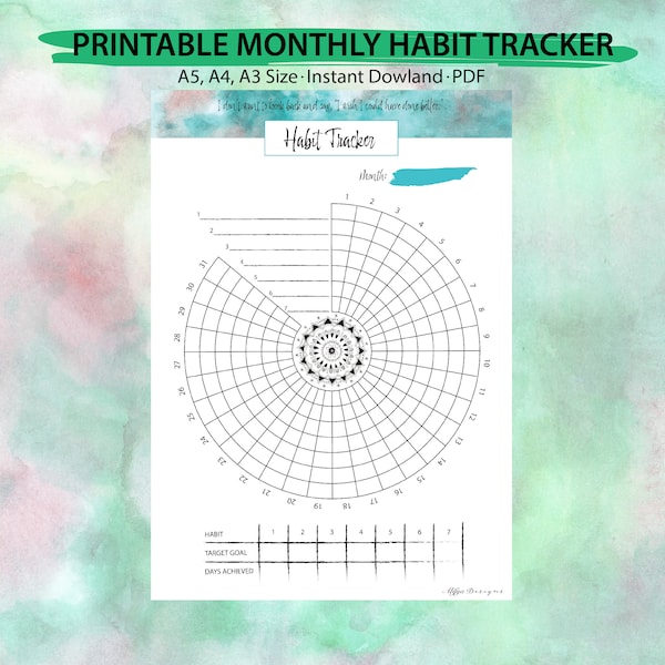 Circle Tracker - Etsy