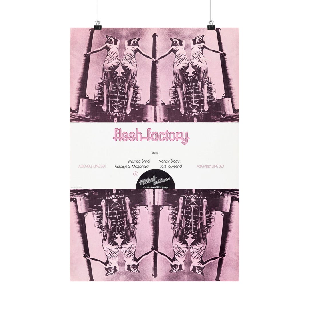 Flesh Factory 1971 Adult Film Poster/replica Vintage Porn Poster - Etsy