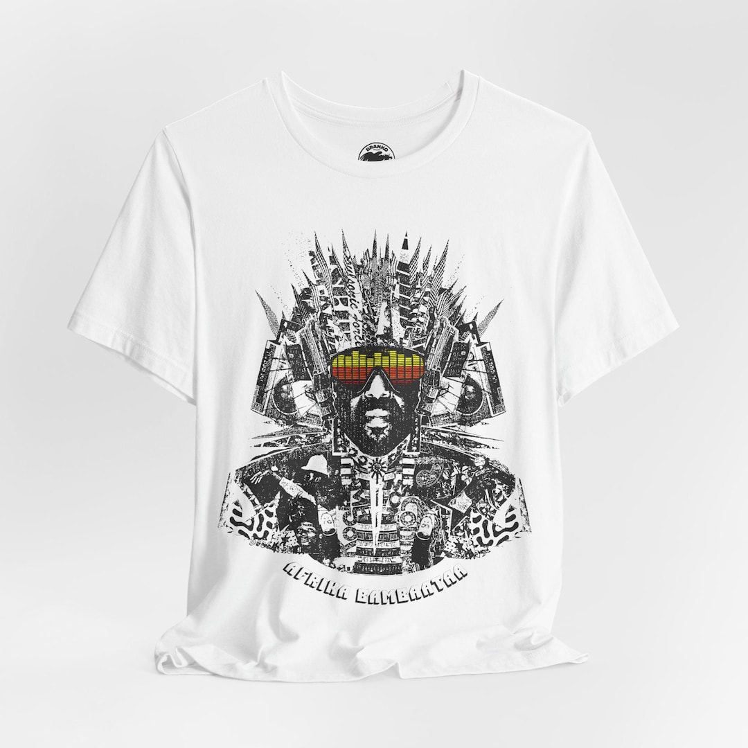 Afrika Bambaataa (oversized Street Art Graphic/montage/afrika Bambaataa ...